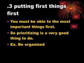 7 habits of highly effective teens | PPT