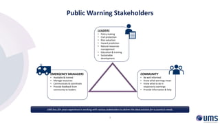 EENA 2018 - Public warning / reverse 112 | PDF