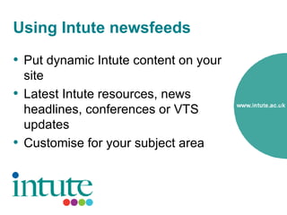 Umslg 07 Jw Intute | PPT