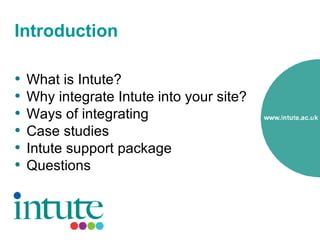 Umslg 07 Jw Intute | PPT