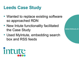 Umslg 07 Jw Intute | PPT