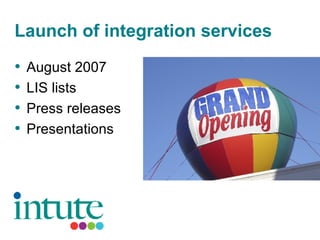 Umslg 07 Jw Intute | PPT