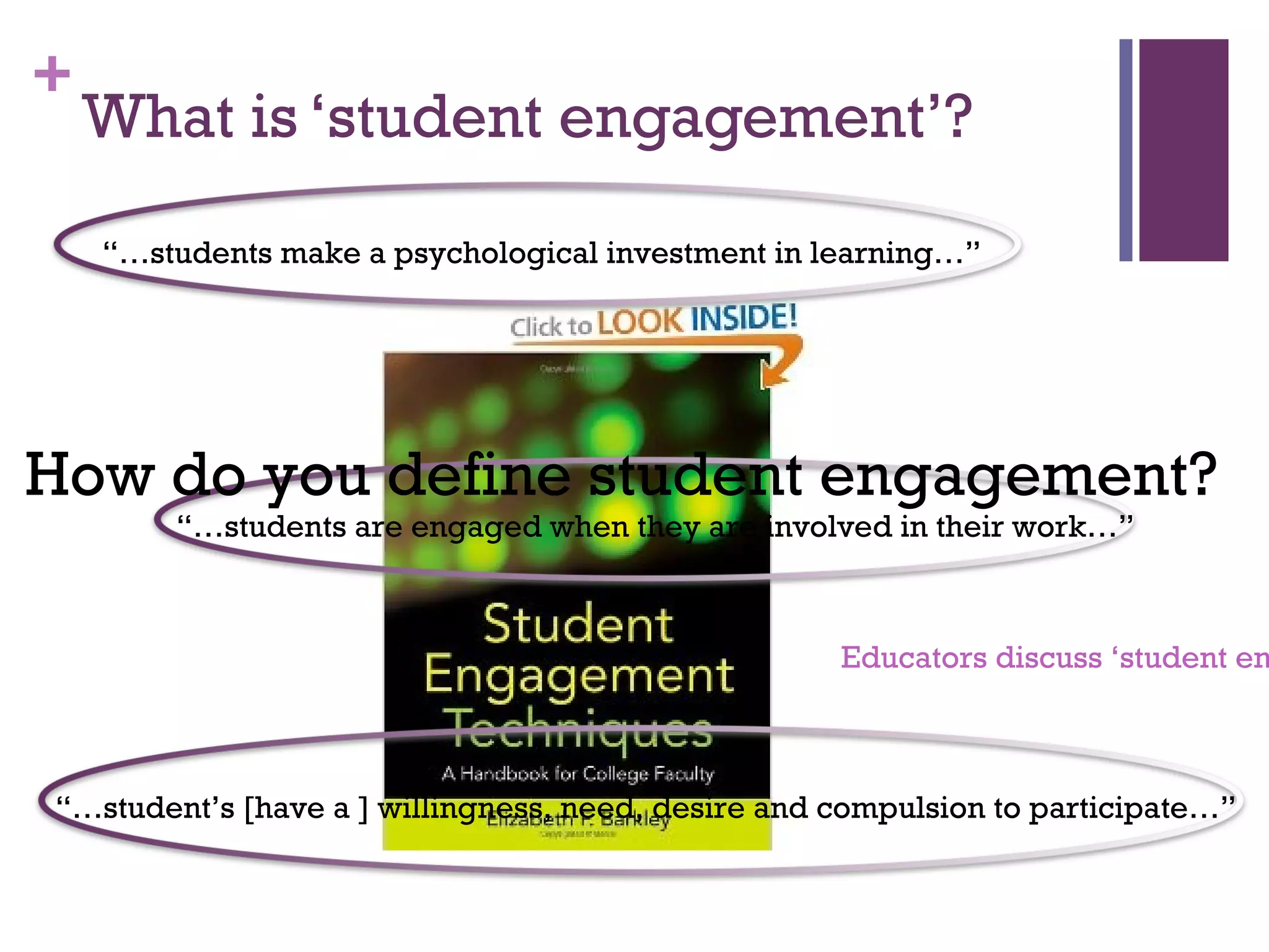 Teaching - Learning - Student Engagement | PPT