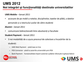 UMS - Red Point | PPT