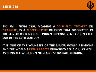 Sikhism - Religion & Buildings Types | PPT