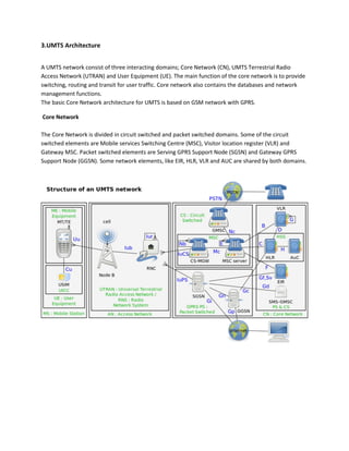 UMTS Network | PDF