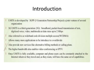 UMTS | PPT