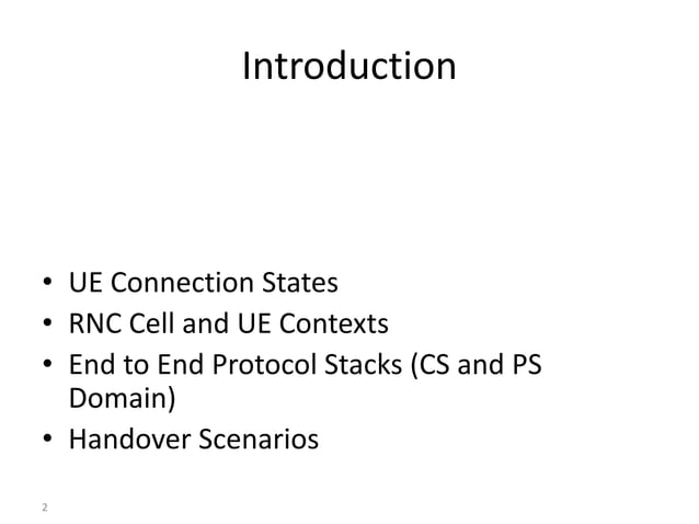 Umts call-flow-scenarios overview | PDF