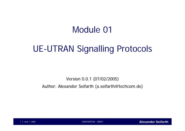 Umts network protocols and complete call flows | PDF