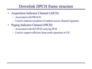 UMTS Channel Overview - Transport/logical | PPT