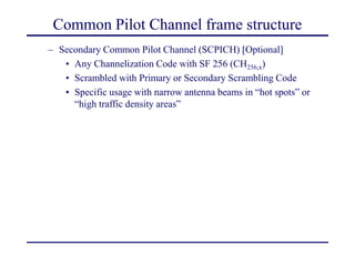 UMTS Channel Overview - Transport/logical | PPT