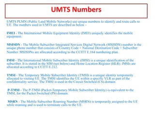 Umts explained | PPT