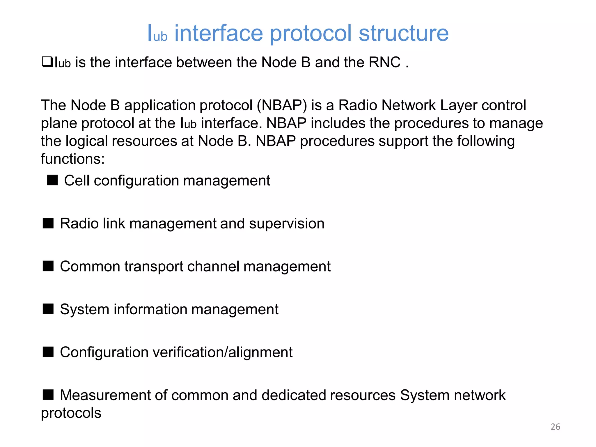 UMTS Protocols | PDF