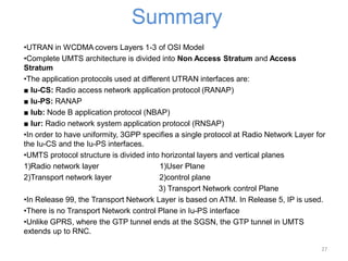 UMTS Protocols | PDF