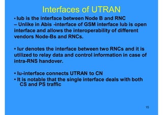 Umts r99 architecture | PDF