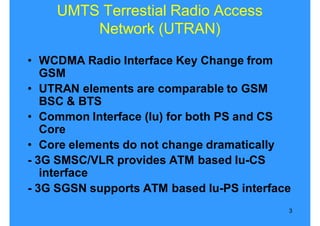 Umts r99 architecture | PDF
