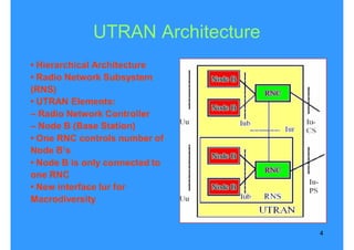 Umts r99 architecture | PDF