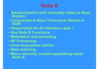 Umts r99 architecture | PDF