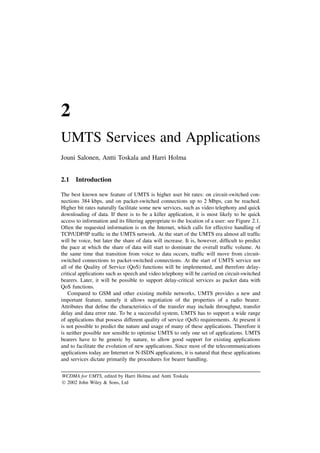 Umts services | PDF
