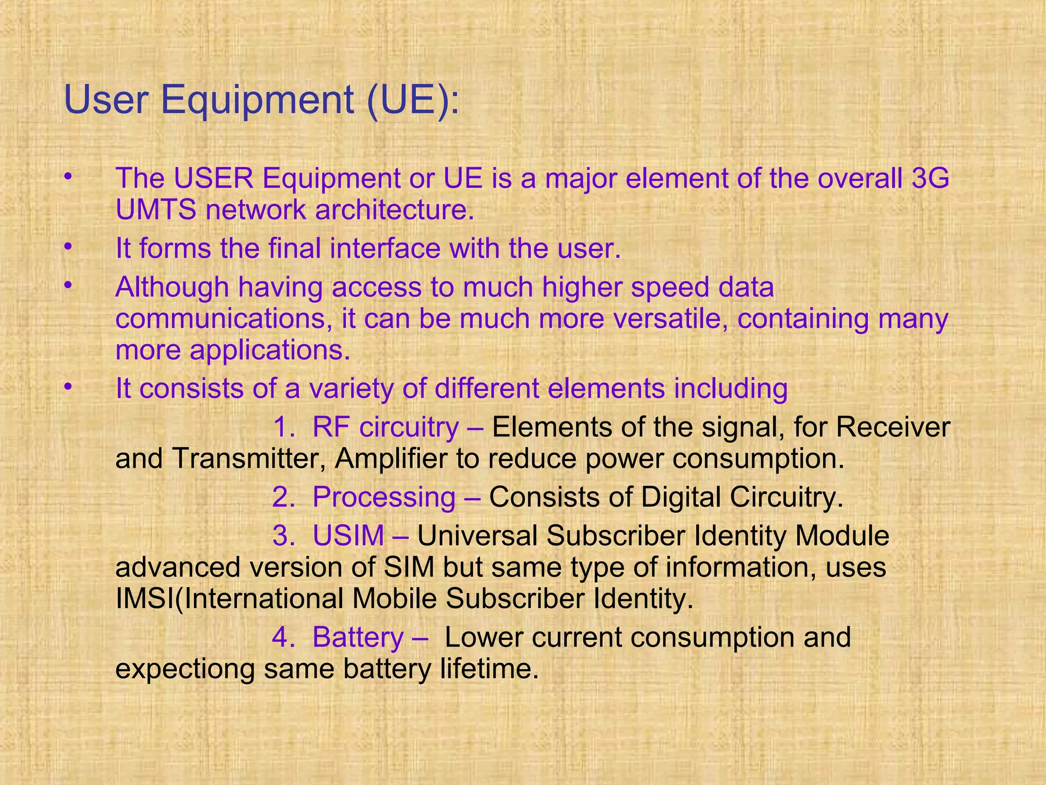 Umts system architecture | PPT