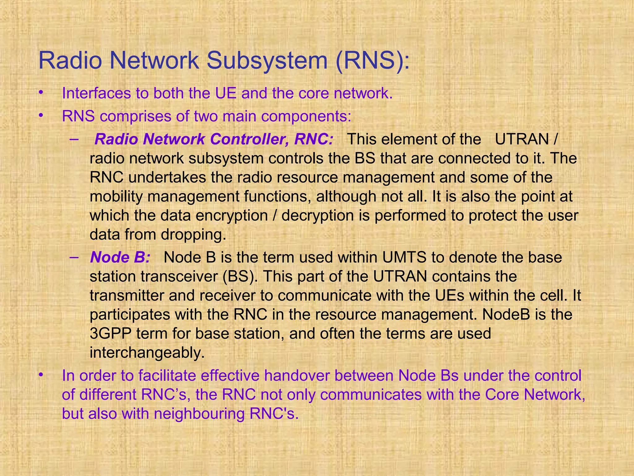Umts system architecture | PPT