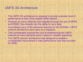 Umts system architecture | PPT