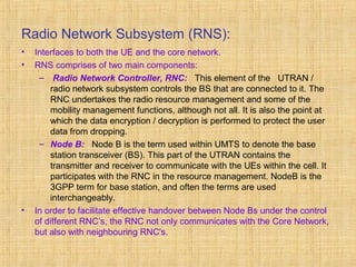 Umts system architecture | PPT