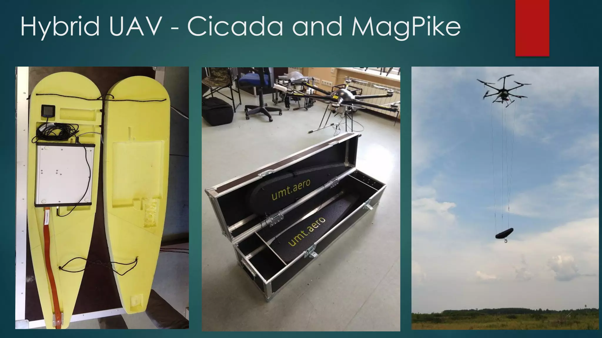 UAV-based aeromagnetic survey system | UXO detection report | PPT