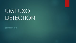 UAV-based aeromagnetic survey system | UXO detection report | PPT