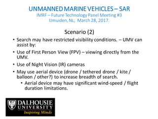 Unmanned Marine Vehicles – Improving the Search Capability of Rescue ...