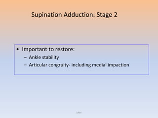 ANKLE FRACTURES | PPTX