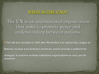 Unaited Nation | PPT