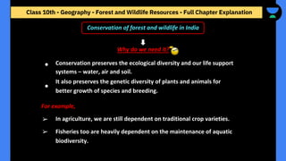 Class 10th forest and wildlife resources full chapter explaination.pdf