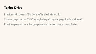 Un-Framework - Delivering Dynamic Experiences with HTML over the Wire | PDF