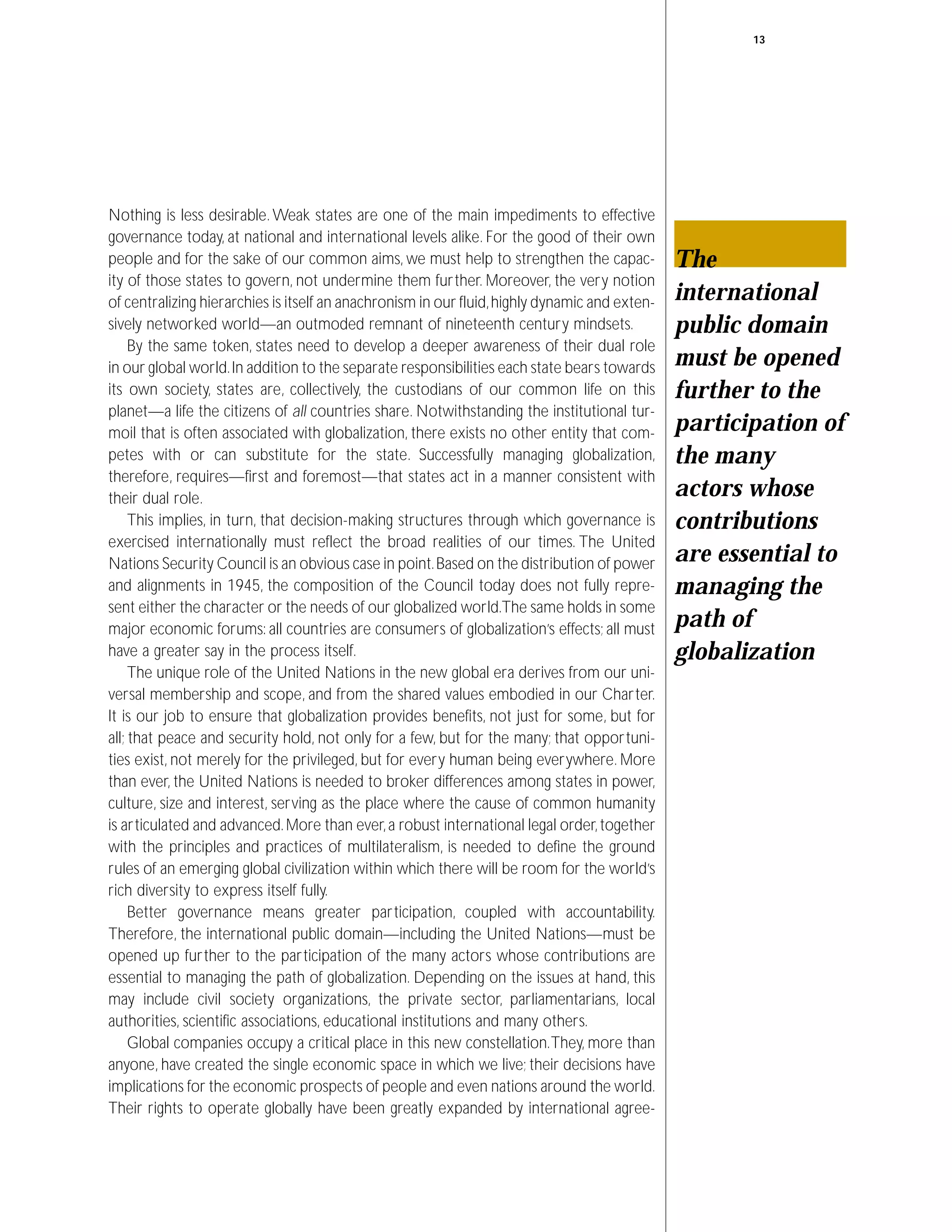 Un globalization and governance- | PDF
