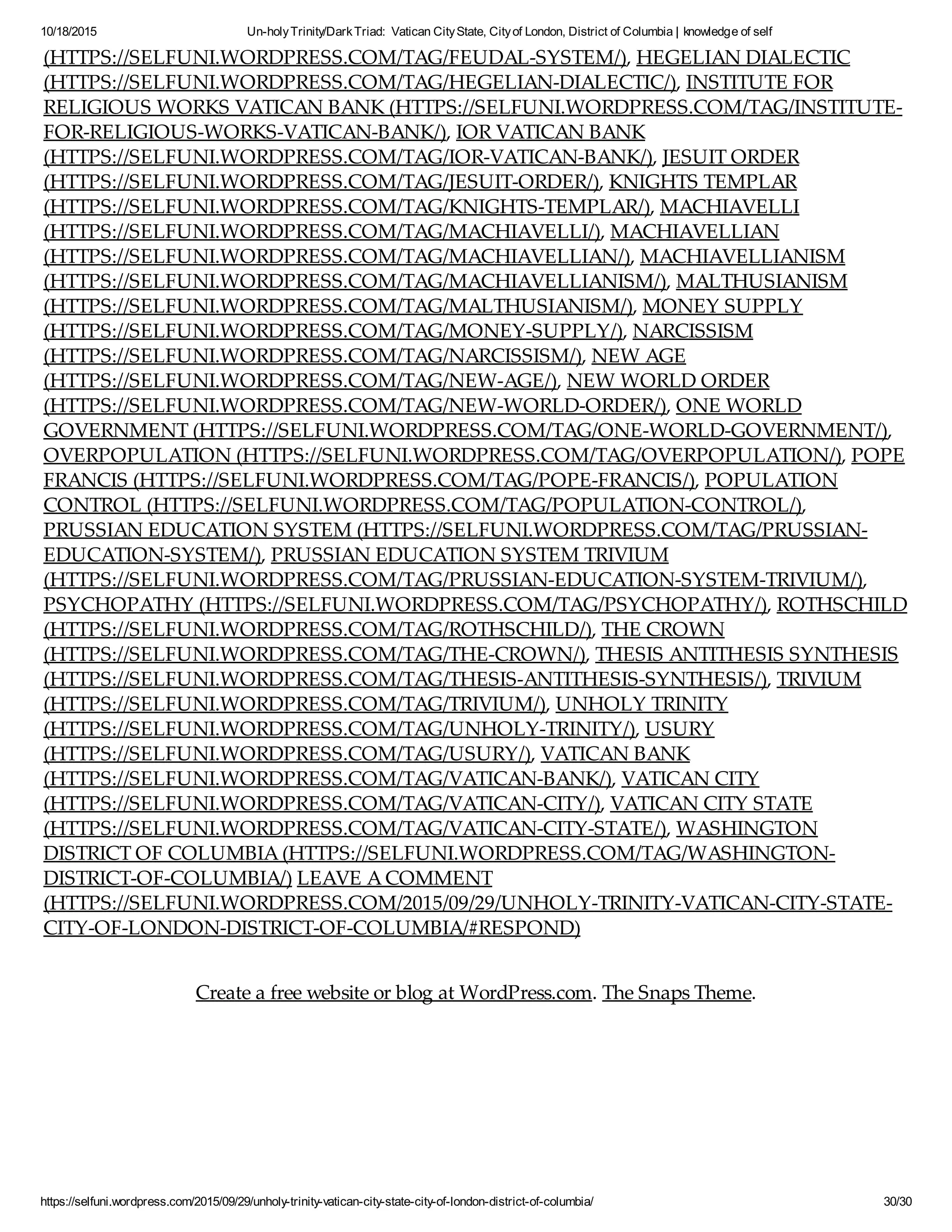 KNOWLEDGE OF SELF | PDF