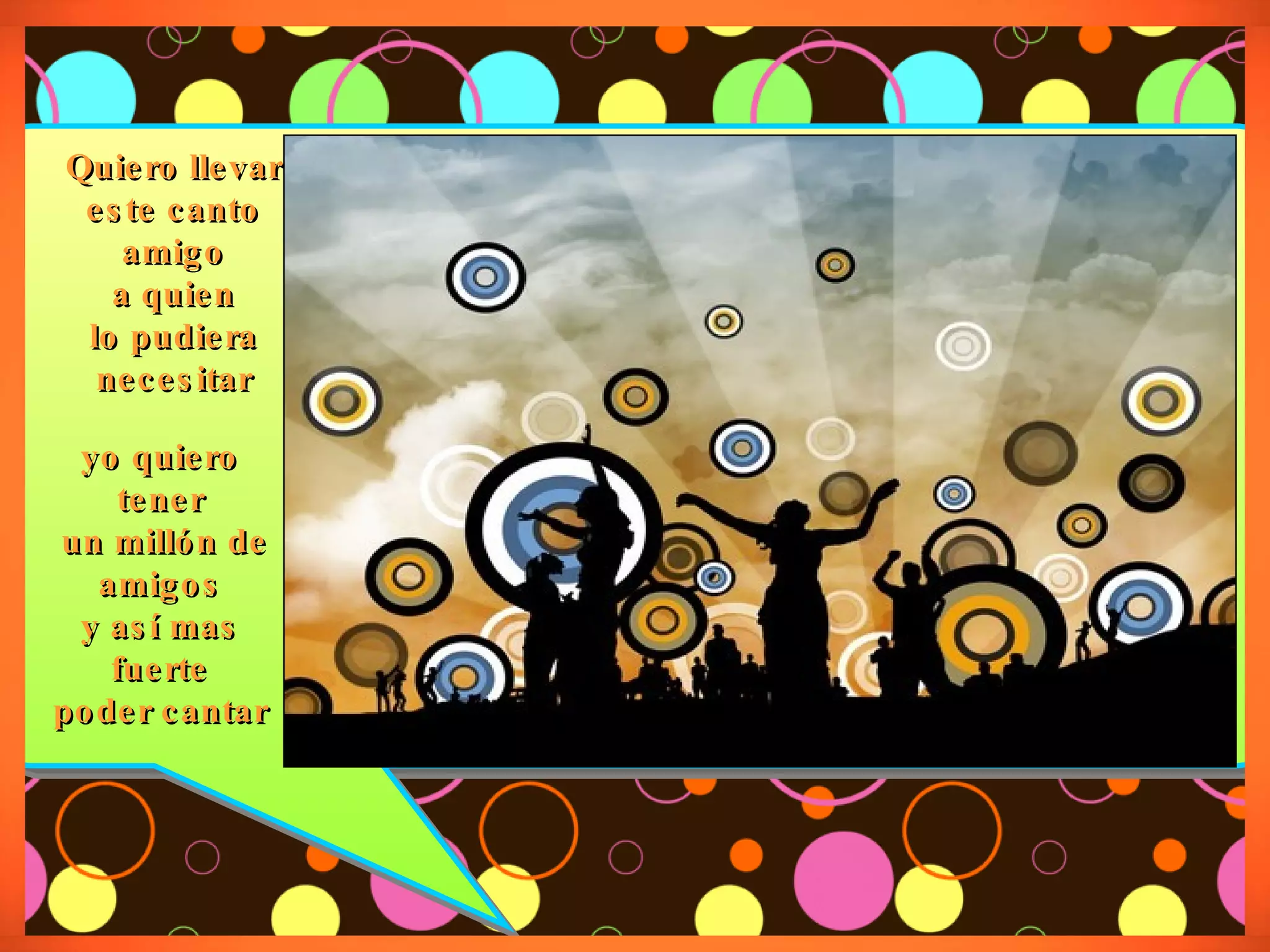 Un Millon De Amigos (Roberto Carlos) | PPT