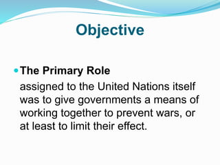 UN the united nations | PPTX