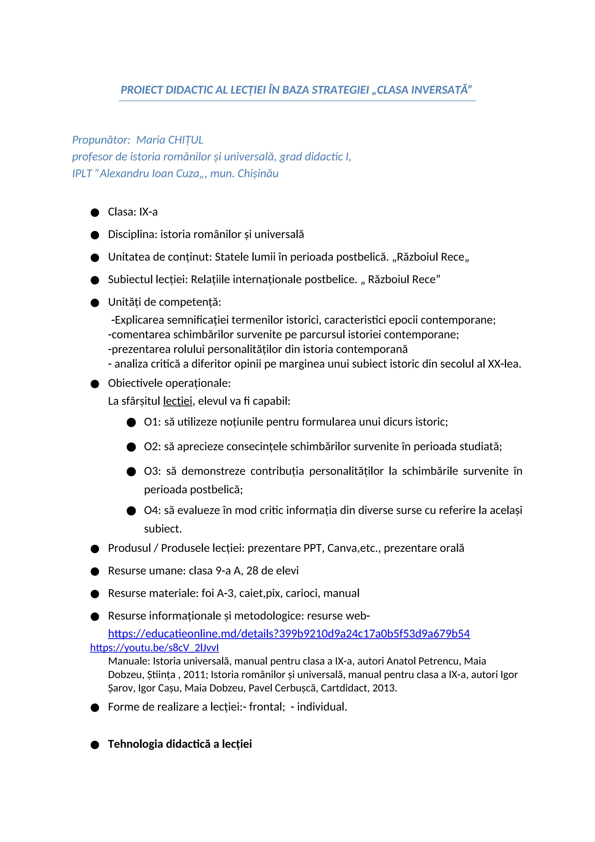Proiect didactic, clasa inversată Chitul_Maria.docx