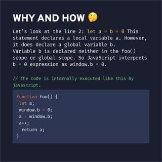 Tricky things in variable declaration in JavaScript | PDF