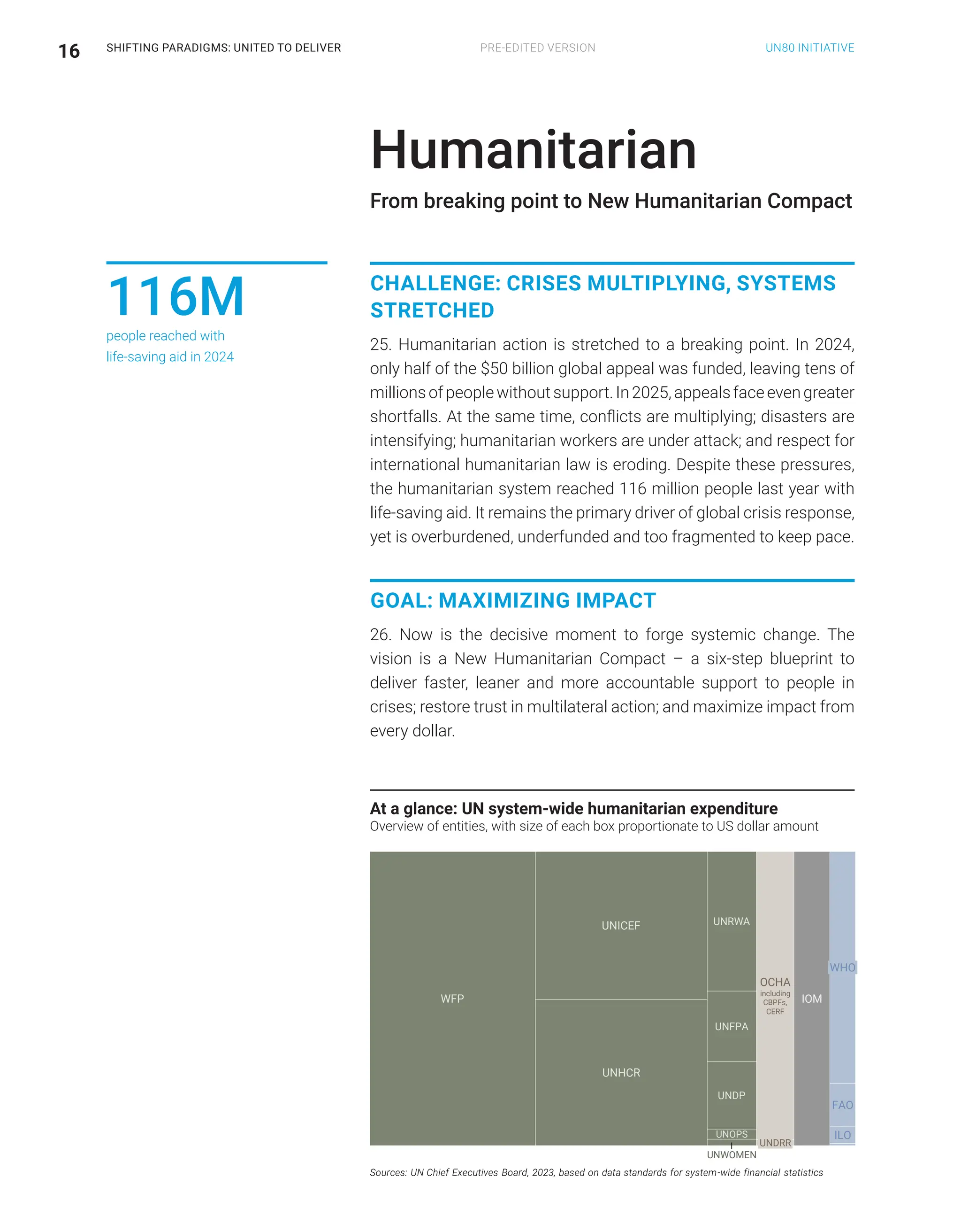 UN SG Report on Workstream 3: Shifting Paradigms: United to Deliver | PDF