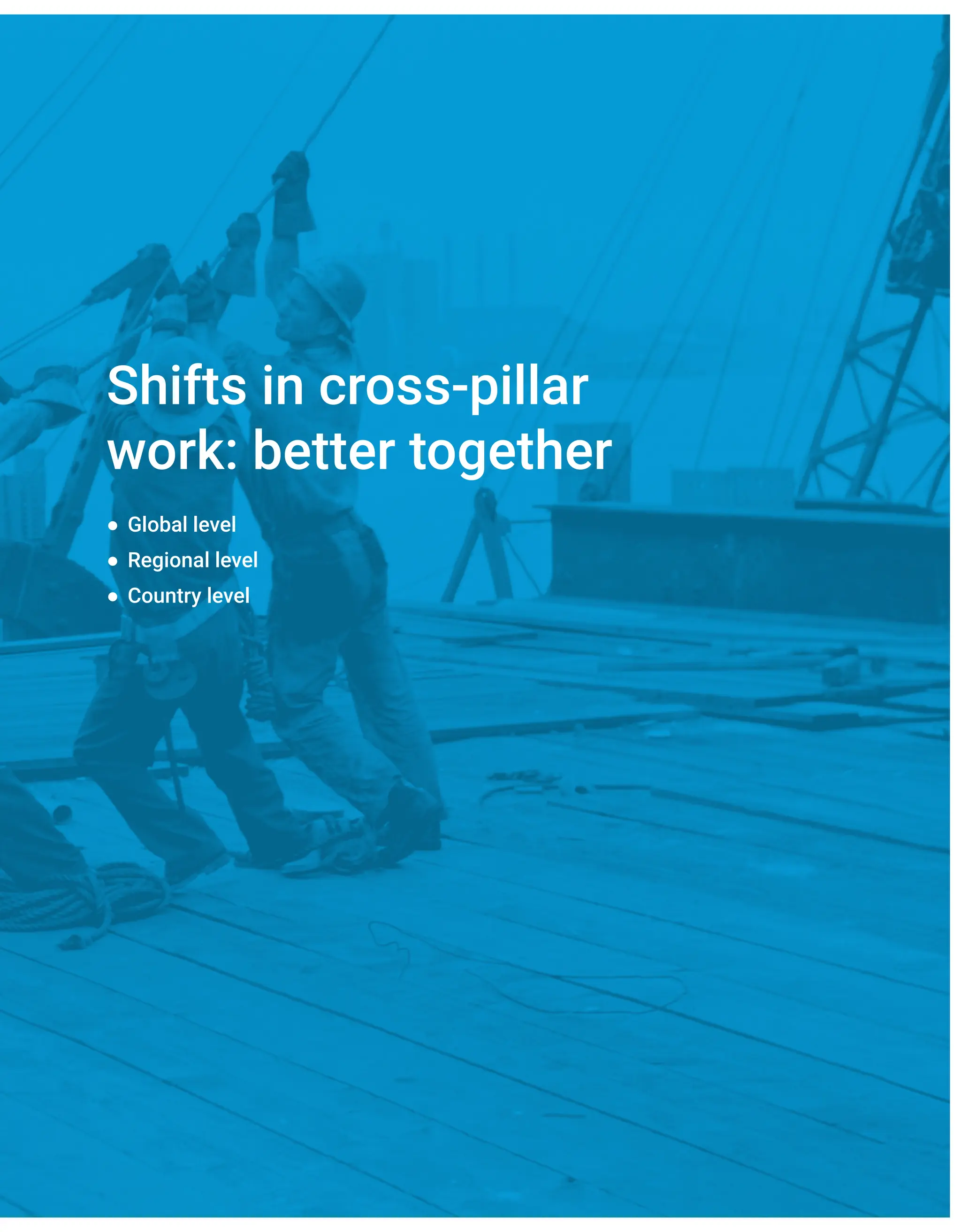 UN SG Report on Workstream 3: Shifting Paradigms: United to Deliver | PDF