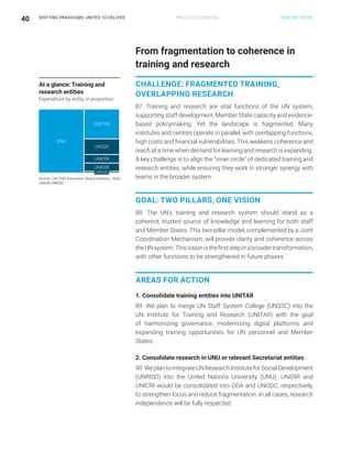 UN SG Report on Workstream 3: Shifting Paradigms: United to Deliver | PDF