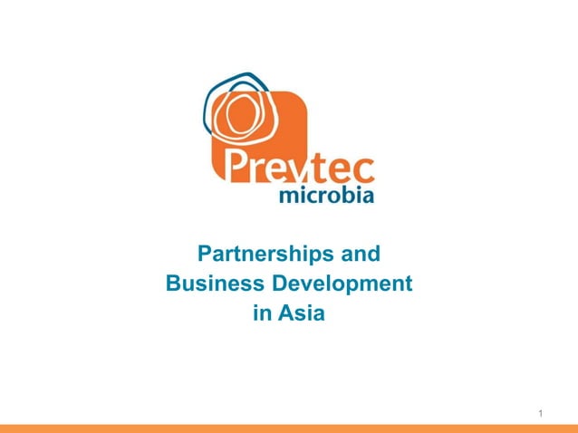 Michel Fortin, President & CEO, Prevtec Microbia | PPT