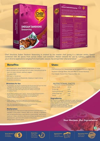 Chef solutions Product Catalog 2018 | PDF