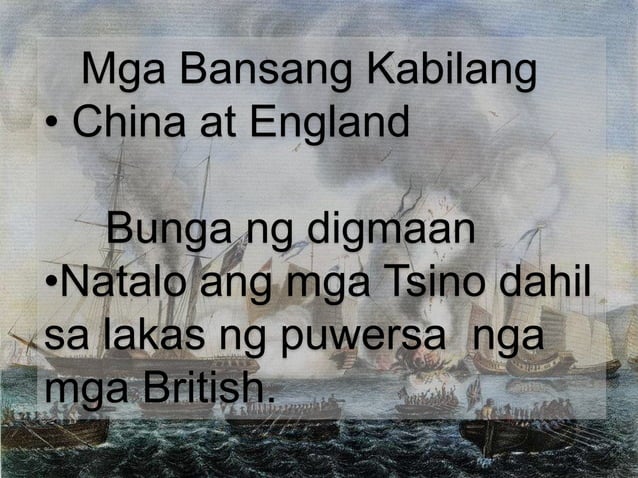 Una at-ikalawang-digmaang-opyo | PPTX