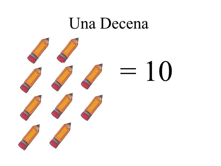 10 decenas con objetos - Imagui