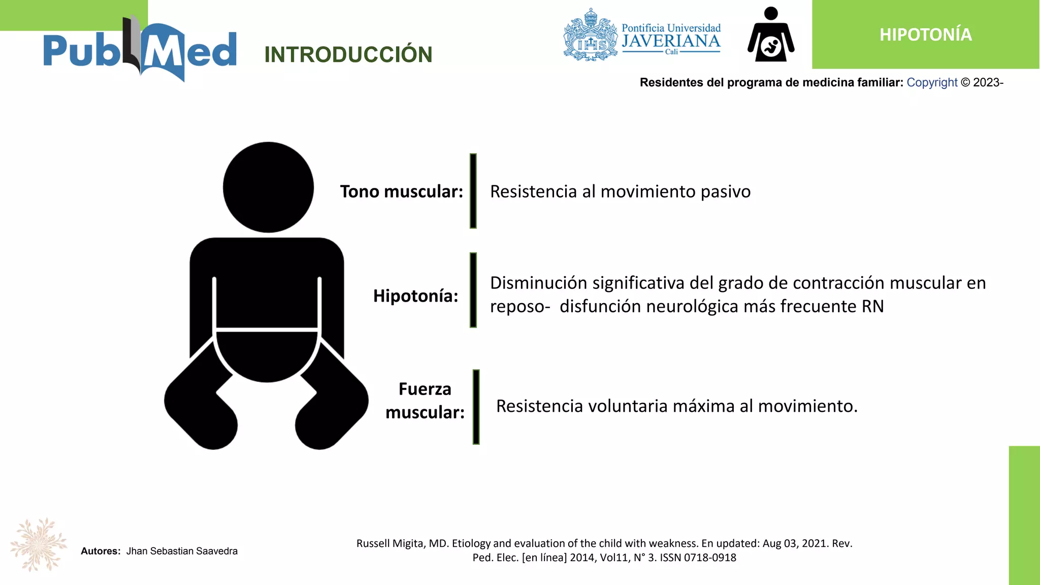 UNA APROXIMACIÓN ESQUEMÁTICA A LA HIPOTONÍA EN LA INFANCIA.2023 | PDF