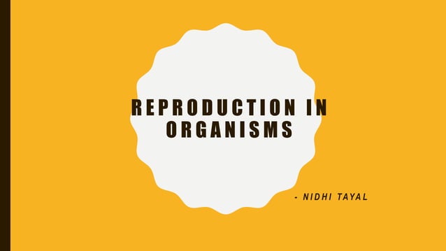 Introduction to reproduction in organisms class 12 cbse | PPT