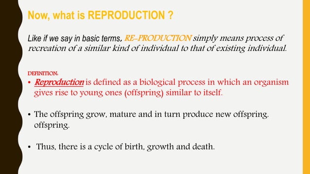 Introduction to reproduction in organisms class 12 cbse | PPT